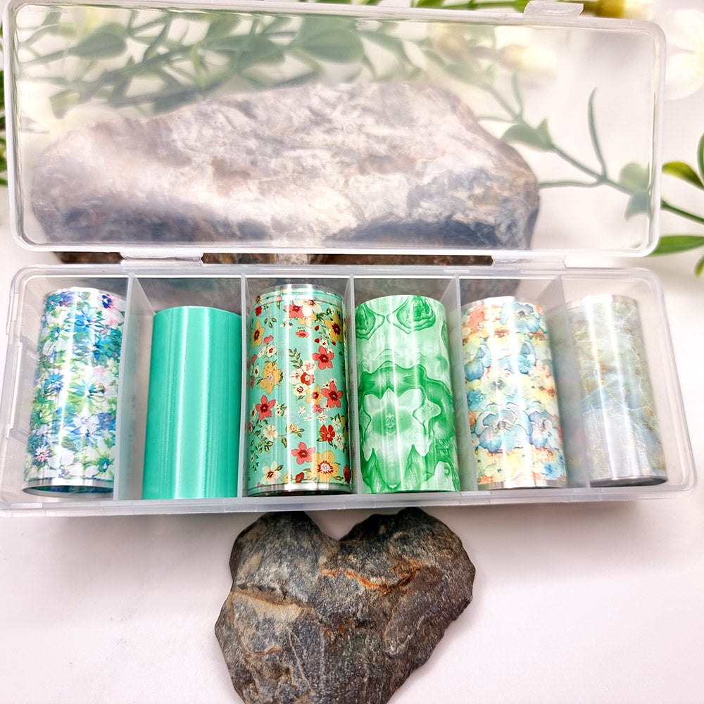 "Fresh" Set of Colorful Transfer Foils – SweetyBijou